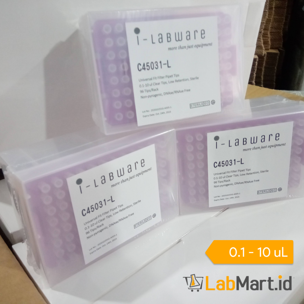 Universal Filter Tips (Rack, Sterile) - LabMart.id