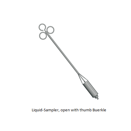Liquid-Sampler, open with thumb Buerkle - LabMart.id