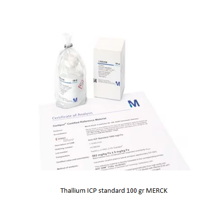 Thallium ICP standard 100 gr MERCK - LabMart.id
