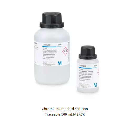 Chromium Standard Solution Traceable 500 mL MERCK - LabMart.id